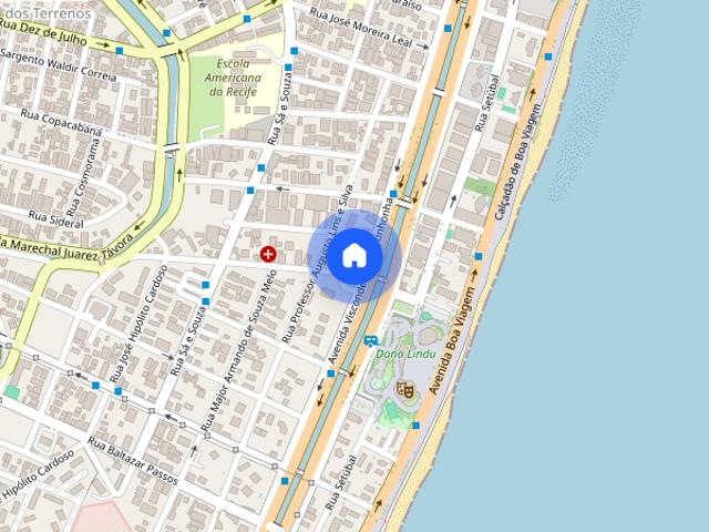 Flat com 1 quarto para alugar na Rua Doutor Luiz Inácio Pessoa de Melo, 106, Boa Viagem, Recife