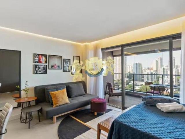Flat com 1 quarto para venda no Brooklin Condomínio Habitarte Verde