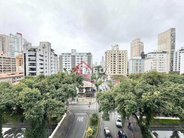 Flat com 2 quartos, Gonzaga, Santos R$ 510 mil, Cod: 1053