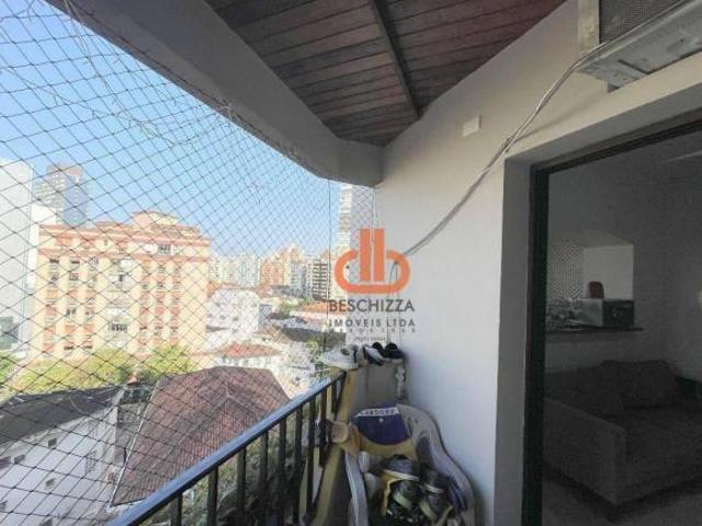 Flat com um quarto Gonzaga Santos/SP