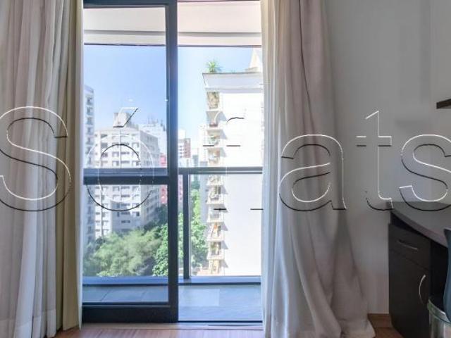 Flat com serviços no Jardim Paulista próximo à Paulista com vaga e alta rentabilidade