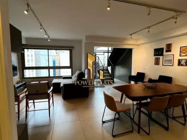 Flat Duplex Studio Oliveira Dias – 87m², 2 Dorms suíte, 2 vagas – Alto padrão nos Jardins SP
