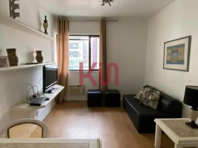 Flat de Luxo à Venda no Jardim Paulista, São Paulo SP: 1 Quarto, 1 Banheiro, 1 Vaga de Garagem, 42m²