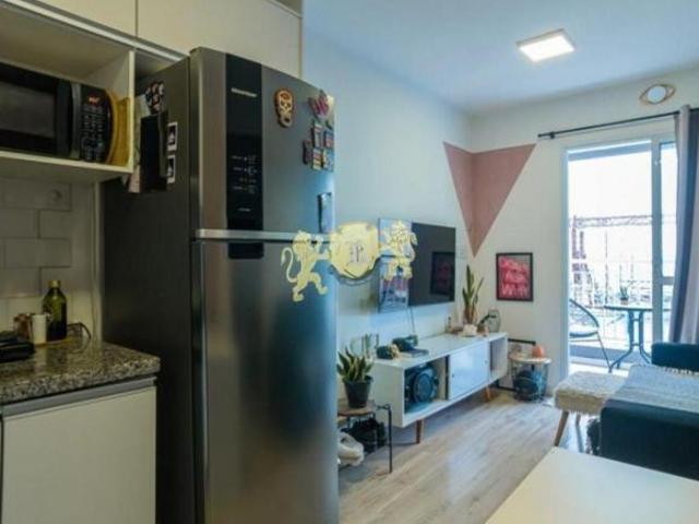 Flat de 1 quarto para venda na República Condomínio Vibe