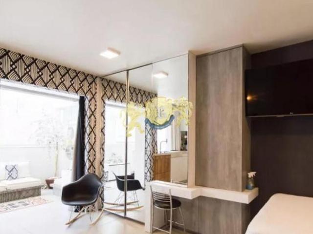 Flat de 1 quarto para venda na República Condomínio Vibe