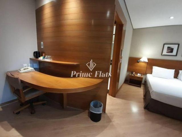 Flat disponível para venda no Transamérica Excutive Paulista, com 33m², 1 dormitório e 1 vaga de gar