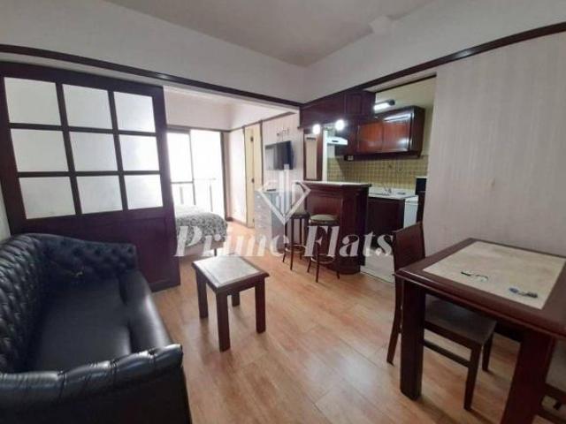Flat disponível para venda no Champs Elysees Business Residence, com 32m², 1 dormitório e 1 vaga