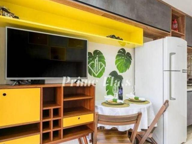 Flat disponível para venda no Condomínio Downtown Luz, com 23m², 1 dormitório e 1 vaga