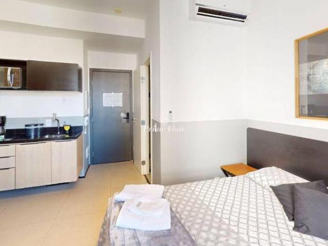 Flat disponível para venda no Condomínio VN Turiassú, com 18m² e 1 dormitório