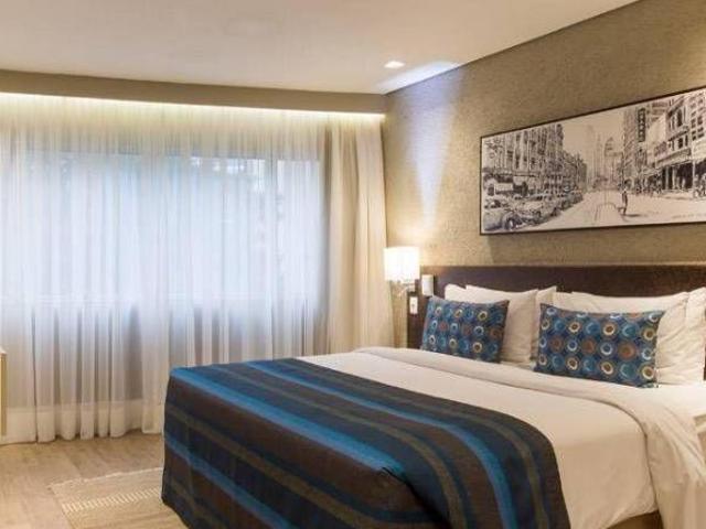 Flat disponível para venda no Hotel Transamérica Berrini, com 34m², 1 dormitório e 1 vaga de garagem