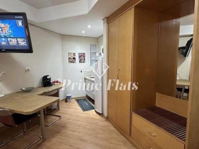 Flat disponível para venda no Hotel Bienal Suítes, com 28m², 1 dormitório e 1 vaga