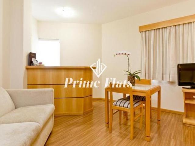 Flat disponível para venda no Hotel Hampton Park no Jardim Paulista, com 31m², 1 dormitório e 1 vaga
