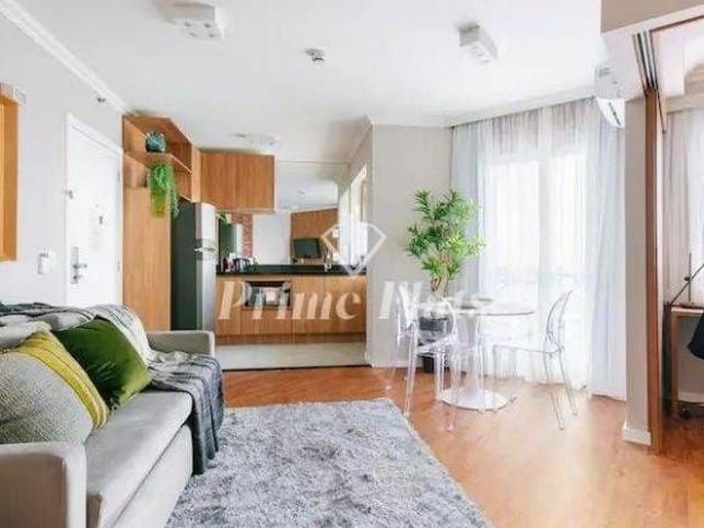 Flat disponível para venda no Roomo Bela Cintra, com 48m², 2 dormitórios e 1 vaga