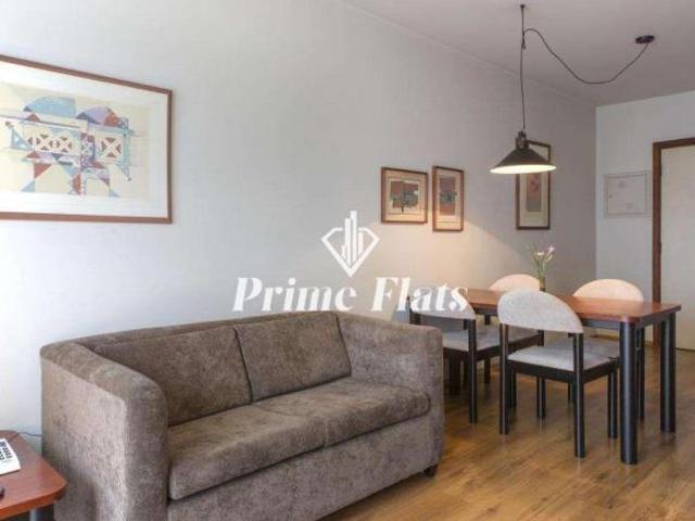 Flat disponível para venda no Saint Moritz Flat Service, com 48m², 1 dormitório e 1 vaga