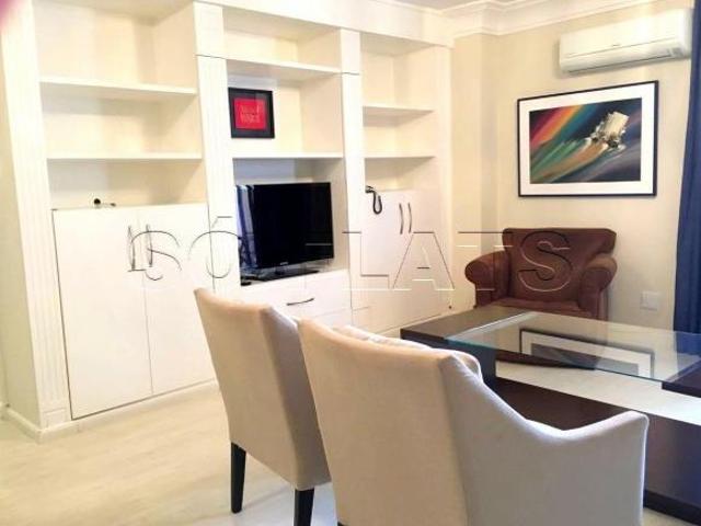 Flat em Moema próximo ao metrô | 120 m², mobiliado, 2 quartos e 2 vagas