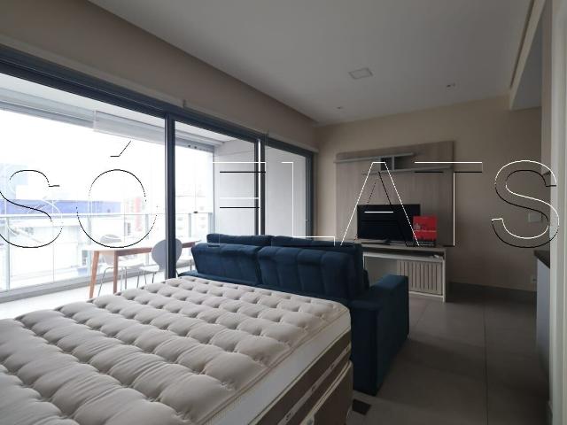Flat em Moema, São Paulo/SP de 44m² 1 quartos para locação R$ 4.674,00/mes