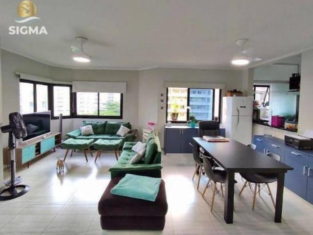 Flat em Centro, Guarujá/SP de 100m² 3 quartos à venda por R$ 750.000,00