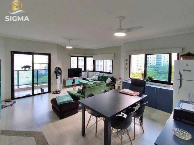 Flat em Centro, Guarujá/SP de 100m² 3 quartos à venda por R$ 749.900,00