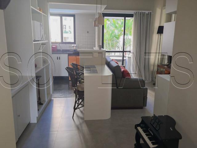 Flat em Cerqueira César, São Paulo/SP de 43m² 1 quartos para locação R$ 4.116,00/mes