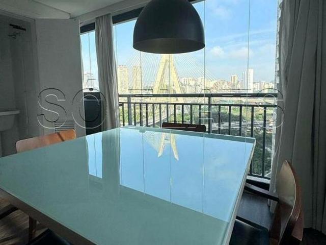 Flat em Cidade Monções, São Paulo/SP de 70m² 1 quartos à venda por R$ 1.200.000,00