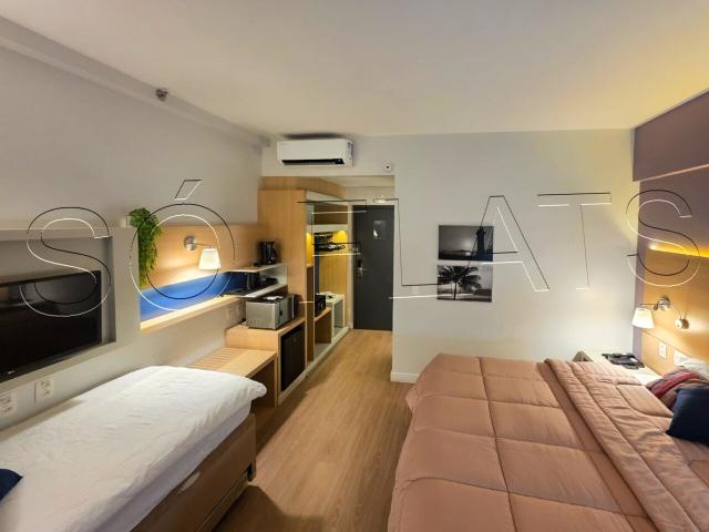 Flat em Gonzaga, Santos/SP de 24m² 1 quartos à venda por R$ 449.900,00