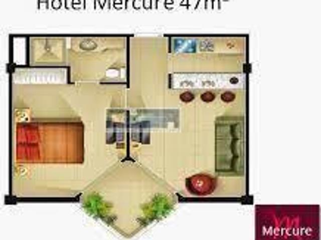 Flat em Gonzaga, Santos/SP de 47m² 1 quartos à venda por R$ 470.000,00