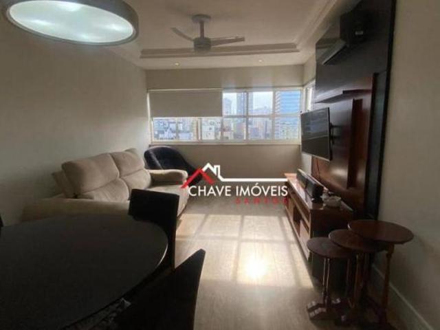 Flat em Gonzaga, Santos/SP de 67m² 2 quartos à venda por R$ 550.000,00