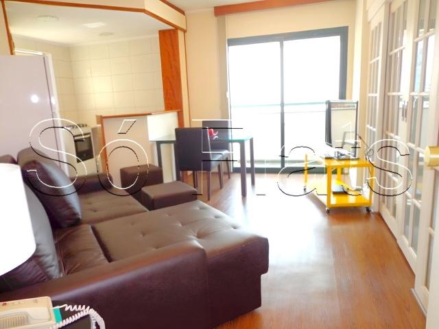 Flat em Itaim Bibi, São Paulo/SP de 34m² 1 quartos para locação R$ 3.600,00/mes