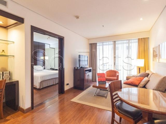 Flat em Itaim Bibi, São Paulo/SP de 60m² 1 quartos para locação R$ 4.700,00/mes