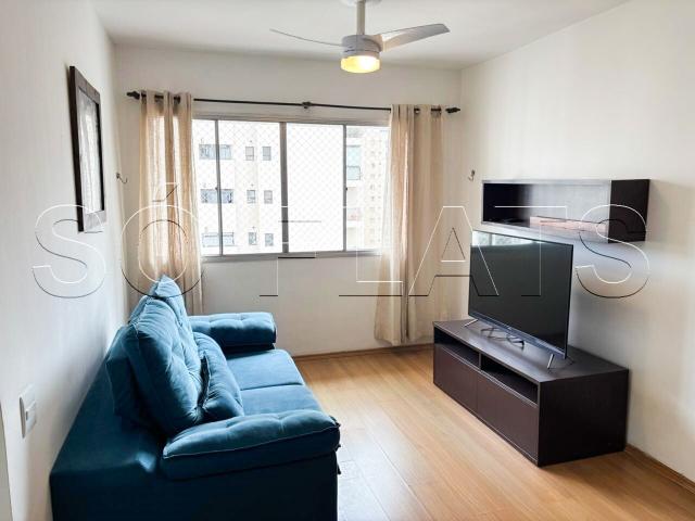 Flat em Indianópolis, São Paulo/SP de 50m² 1 quartos para locação R$ 2.600,00/mes