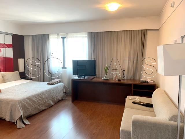 Flat em Indianópolis, São Paulo/SP de 32m² 1 quartos para locação R$ 3.524,00/mes