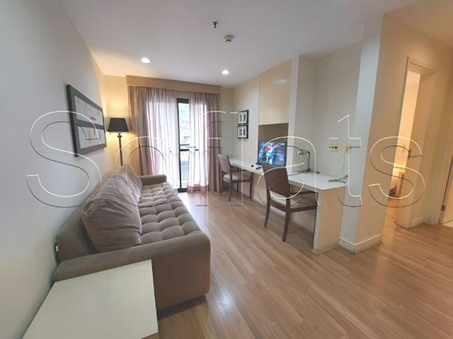 Flat em Indianópolis, São Paulo/SP de 34m² 1 quartos para locação R$ 3.485,00/mes