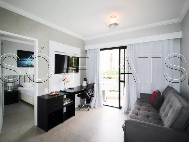 Flat em Indianópolis, São Paulo/SP de 36m² 1 quartos para locação R$ 5.500,00/mes