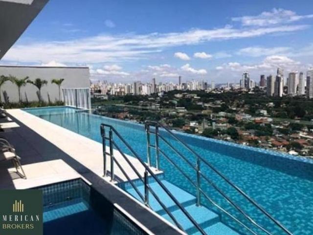 Flat em Jardim Goiás, Goiânia/GO de 36m² 1 quartos à venda por R$ 550.000,00