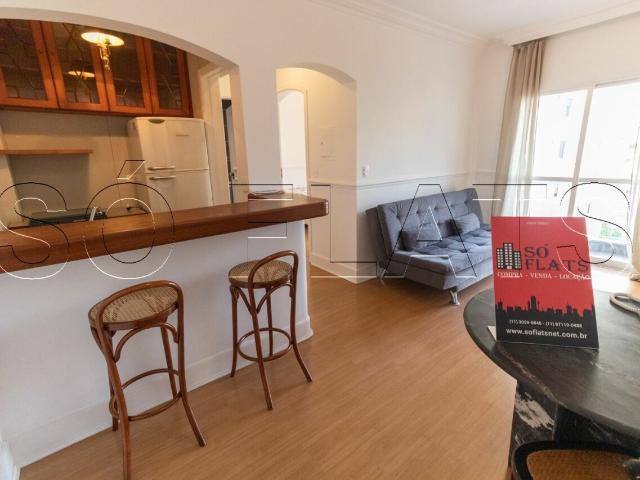 Flat em Jardim Paulista, São Paulo/SP de 40m² 1 quartos para locação R$ 3.360,00/mes