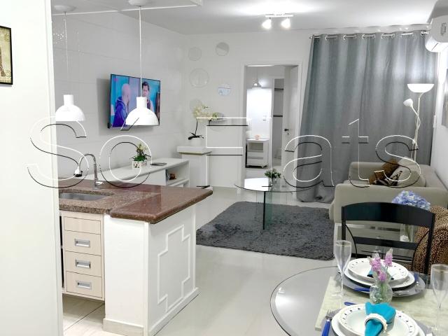 Flat em Jardim Paulista, São Paulo/SP de 50m² 1 quartos para locação R$ 3.500,00/mes