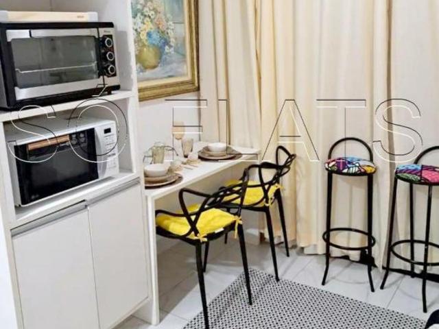 Flat em Paraíso do Morumbi, São Paulo/SP de 34m² 1 quartos à venda por R$ 268.000,00