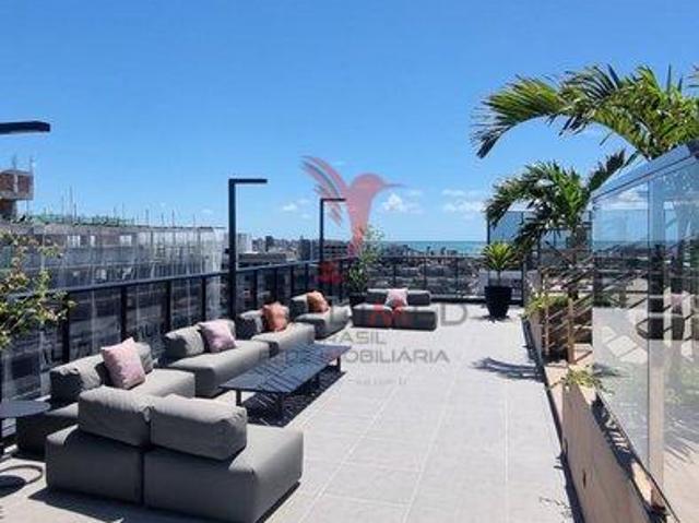 Flat em Ponta de Matos, Cabedelo/PB de 24m² 1 quartos à venda por R$ 339.900,00