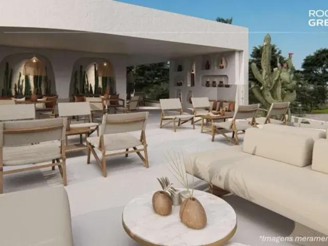 Flat em resort na praia de muro alto