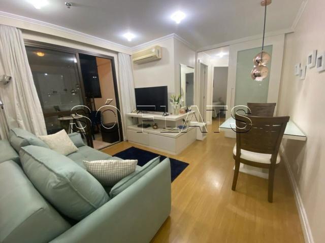 Flat em Vila Olímpia, São Paulo/SP de 48m² 2 quartos para locação R$ 4.507,00/mes