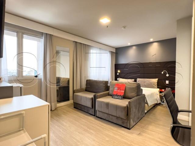 Flat em Vila Olímpia, São Paulo/SP de 25m² 1 quartos para locação R$ 4.877,00/mes