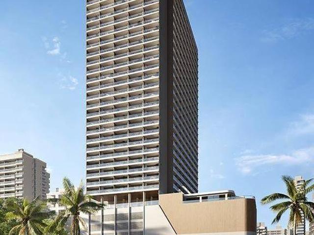 Flat em Vila Tupi, Praia Grande/SP de 46m² 1 quartos à venda por R$ 380.000,00