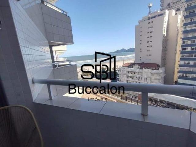 Flat Frente Mar no Boqueirão — Santos/SP | 50 m² • 2 Quartos 1 Suíte • Porteira Fechada • Vista Ma