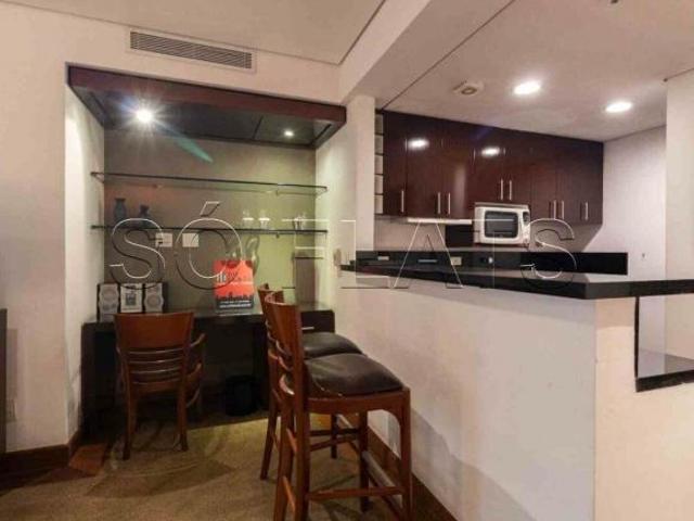 Flat George V Itaim disponivel para venda, com 60m², 1 dormitório e 1 vaga de garagem