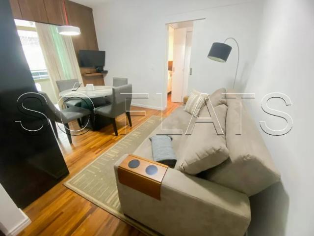 Flat Gran Estanconfor Veranda Berrini disponível locação com 1 dormitório e 1 vaga