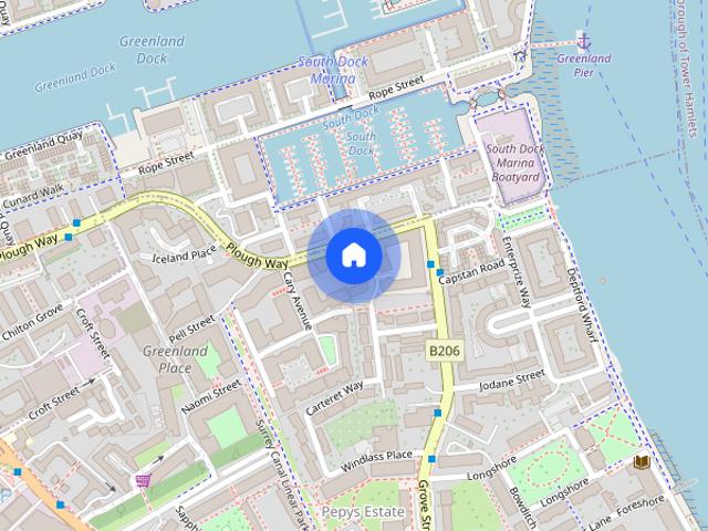 Flat, Harbourside Court, Gullivers Walk, London