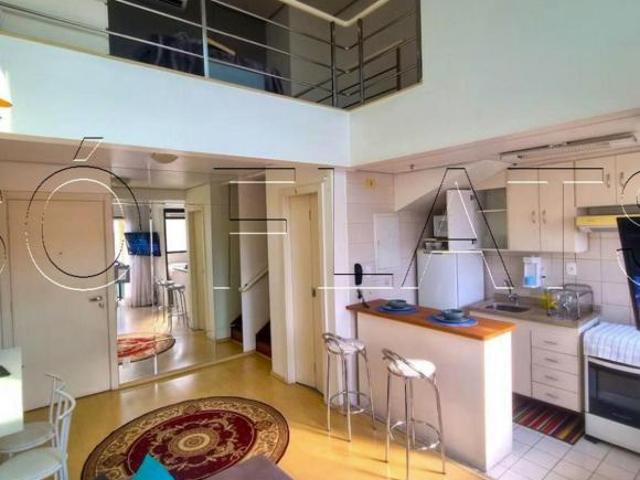 Flat International Duplex disponível para venda com 44m², 01 dorm e 01 vaga de garagem
