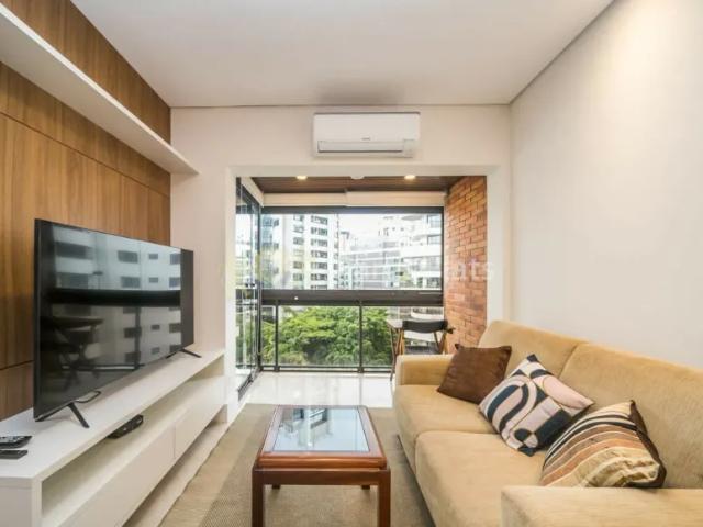 Flat para alugar na Vila Nova Conceição Edifício Contemporâneo Cód. LJG03099