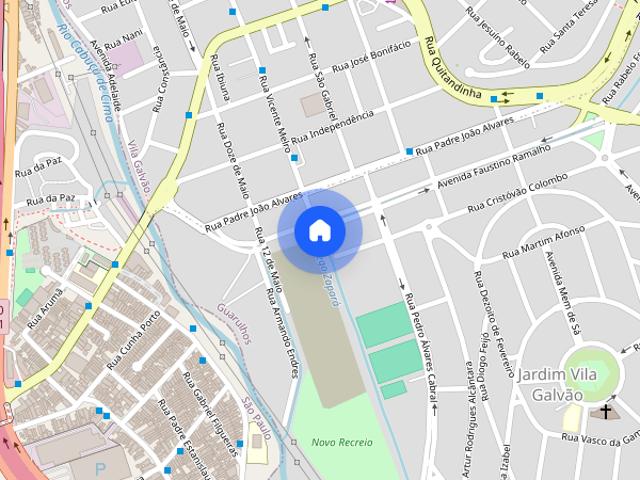 Flat para alugar, 37 m² por R$ 4.013,00/mês Centro Guarulhos/SP