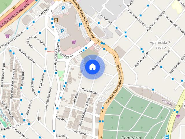 Flat para aluguel, 1 quarto, 1 suíte, Caiçaras Belo Horizonte/MG